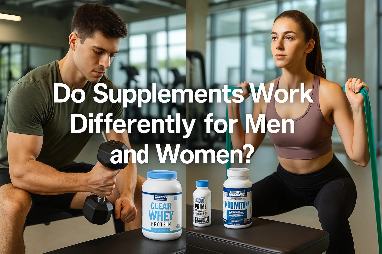 Do Supplements Work Differently for Men and Women? |Uncle Gym's Advice